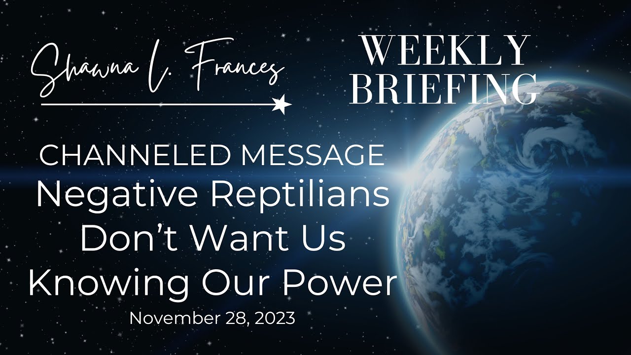 What Our “Captors” Don’t Want Us to Know | Weekly Briefing Shawna L ...